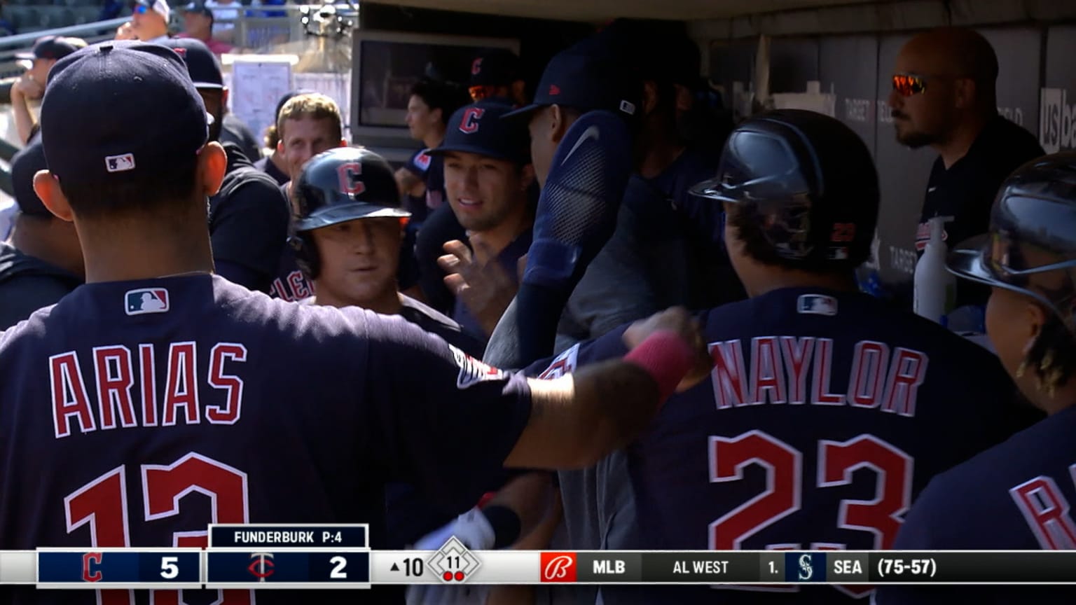 Kole Calhoun's go-ahead three-run home run | 08/30/2023 | Cleveland Guardians