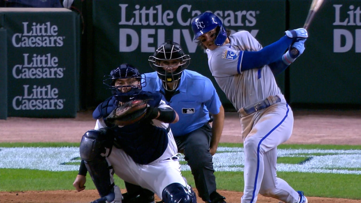 Bobby Witt Jr. ropes a triple to left-center field | 09/26/2023 ...