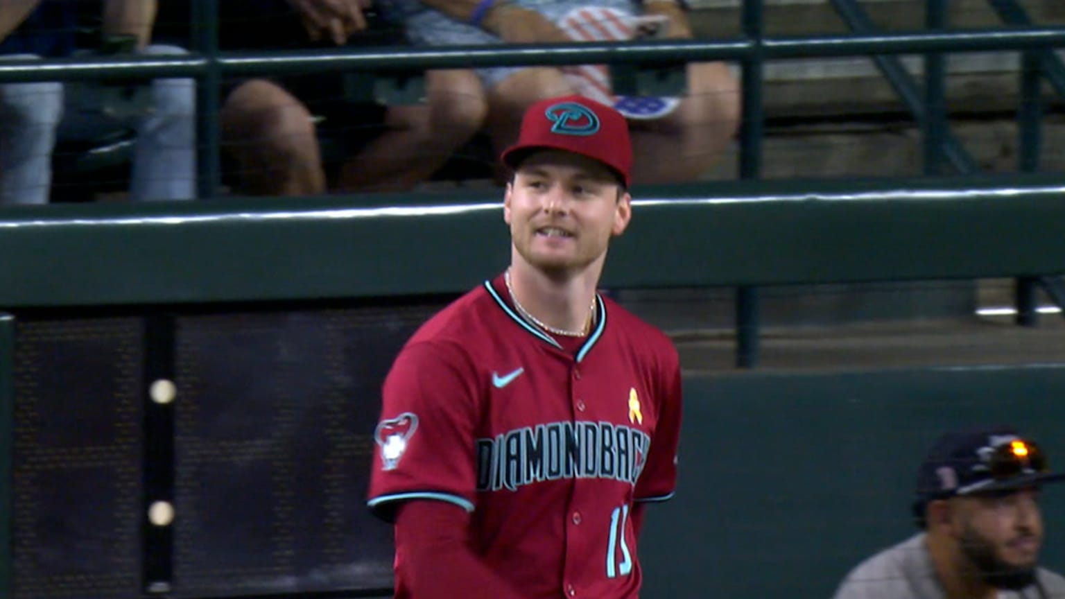 Ryne Nelson stays with comebacker for out | 09/07/2025 | Arizona ...