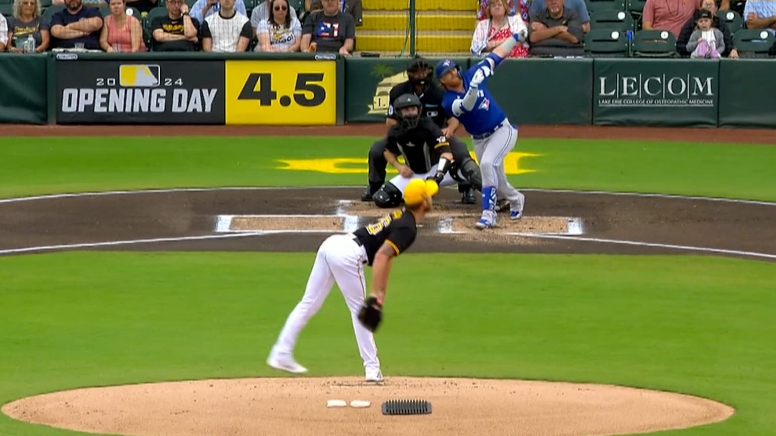 Justin Turner's two-run homer | 03/21/2024 | Toronto Blue Jays