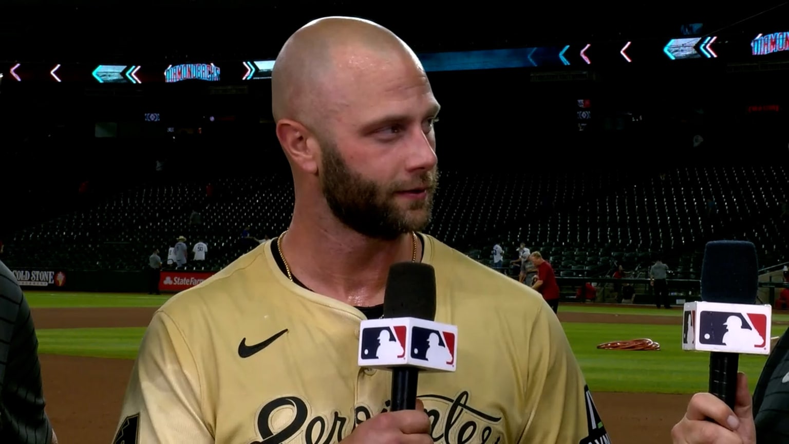 Christian Walker on his walk-off home run, delay | 04/30/2024 | Arizona ...