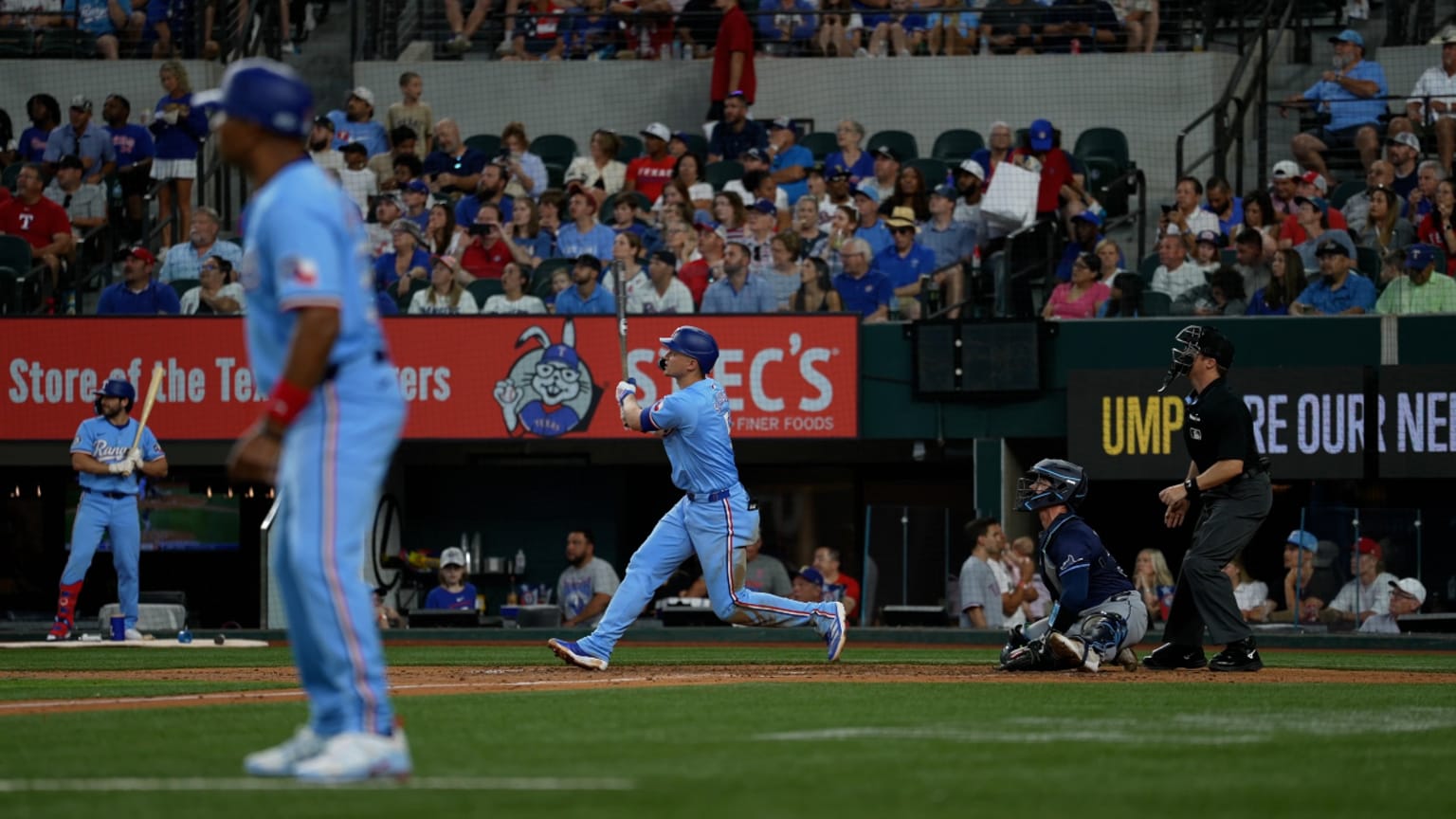 Field View: Corey Seager's three-run homer | 07/07/2024 | Texas Rangers