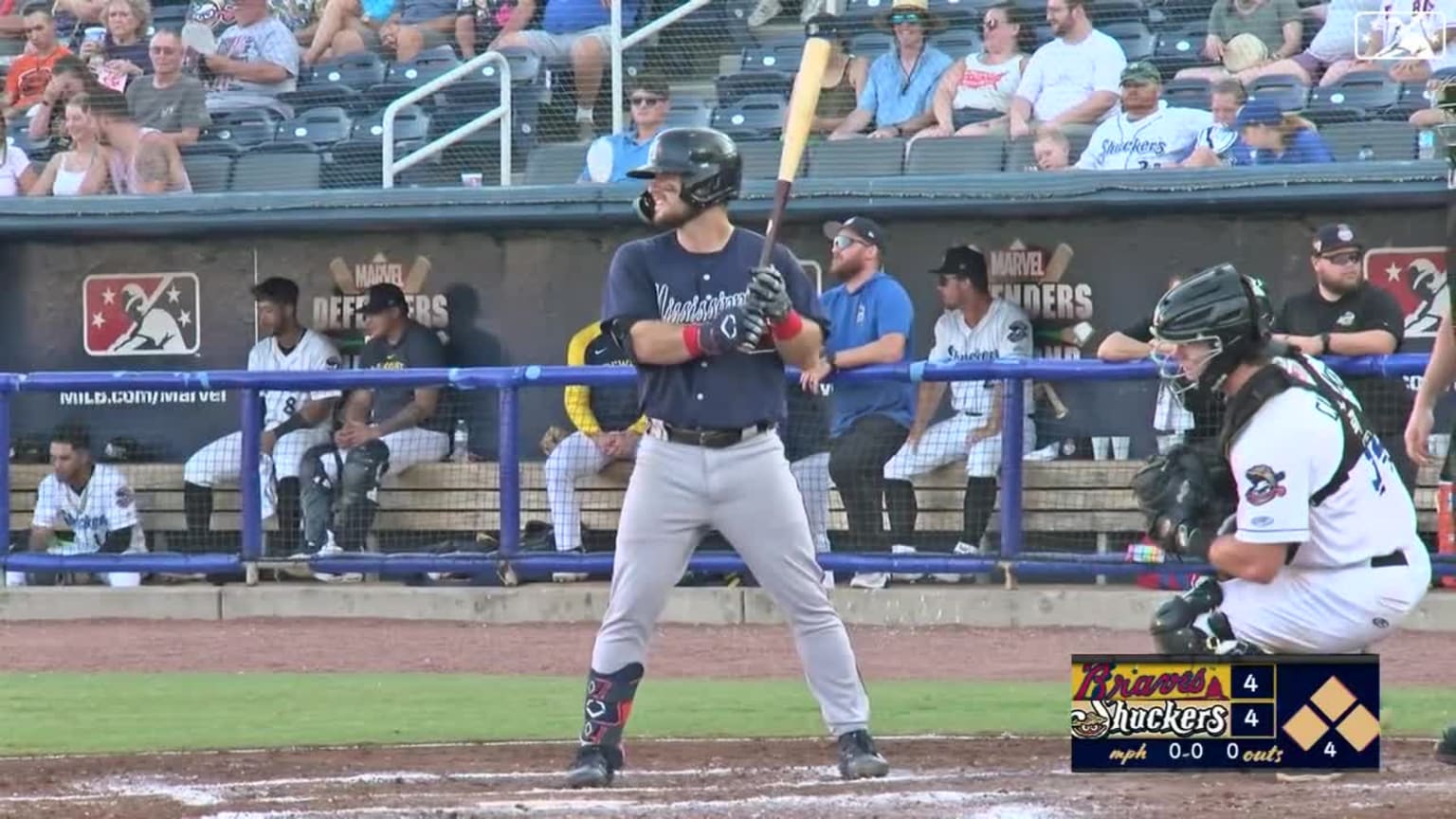 Luke Waddell hits a grand slam for Double-A | 07/02/2023 | Atlanta Braves