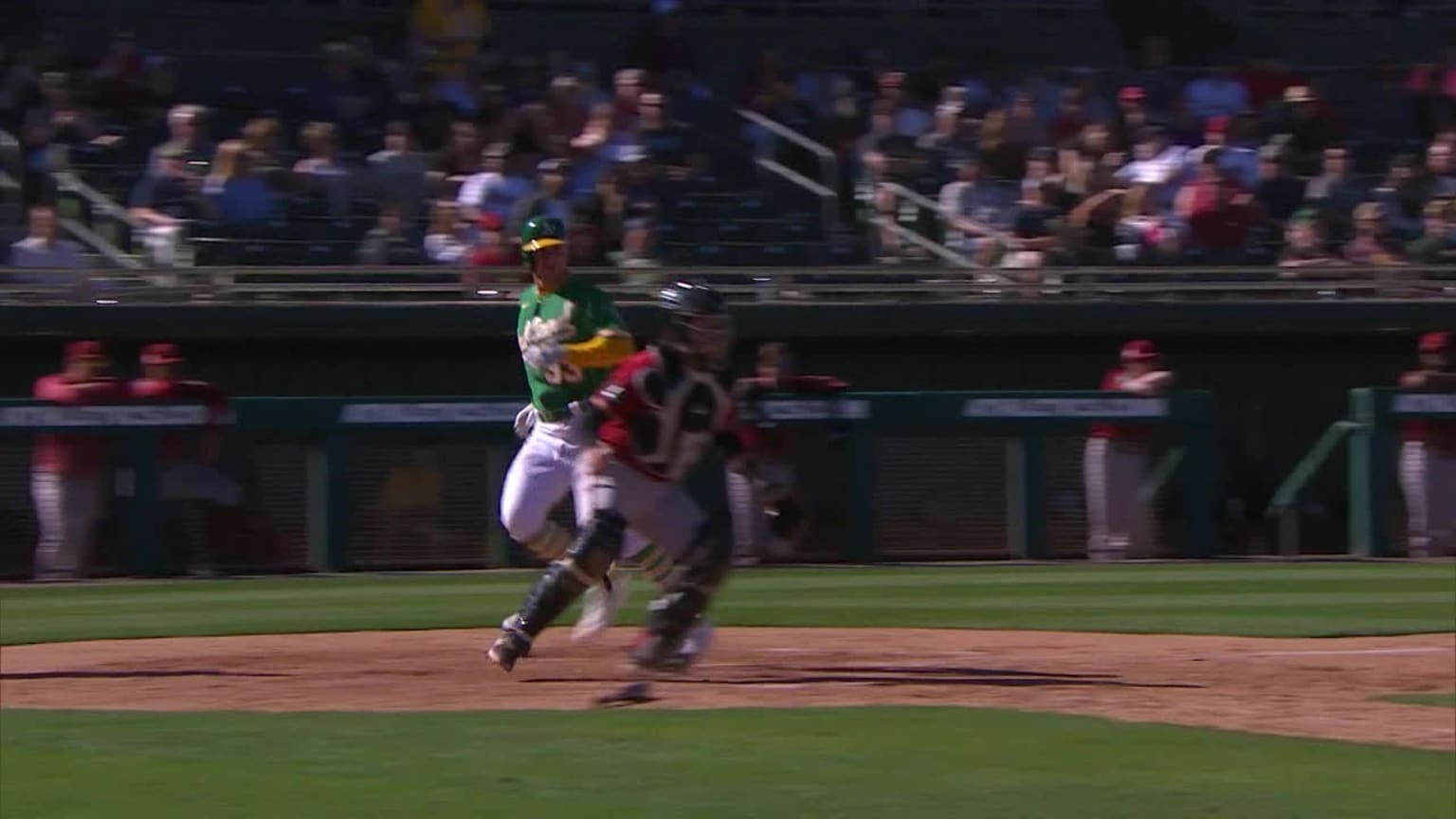 Jace Peterson slams an RBI double to right | 02/25/2023 | Athletics