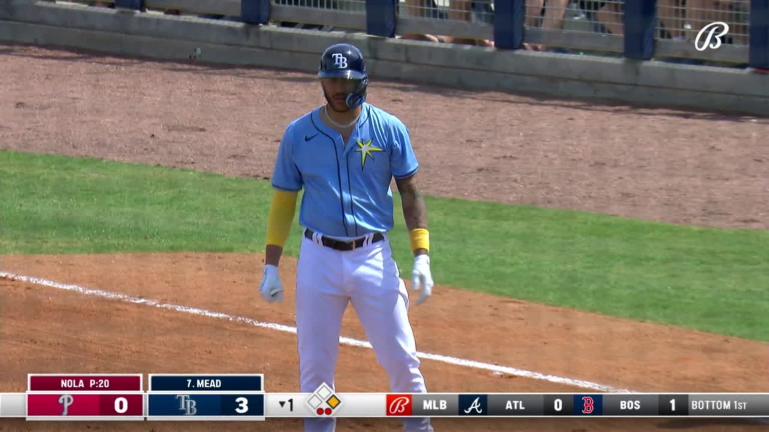 Jose Siri's two-run infield single | 03/07/2024 | Tampa Bay Rays