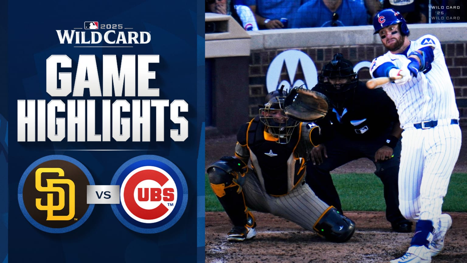 Padres vs. Cubs Game 1 Highlights | 09/30/2025 | Chicago Cubs