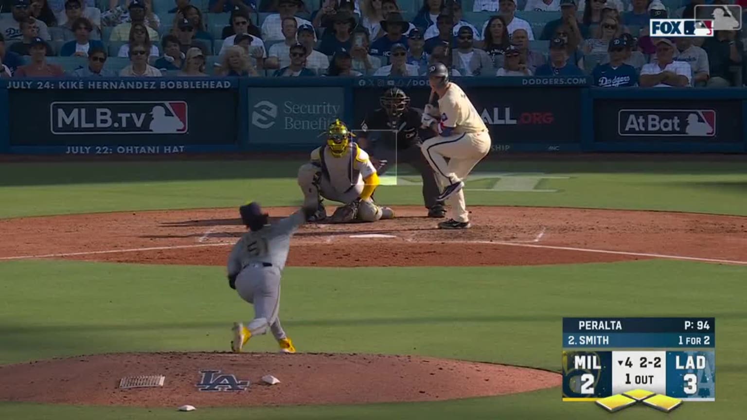 Freddy Peralta's fastest pitch of career | 07/06/2024 | MLB.com