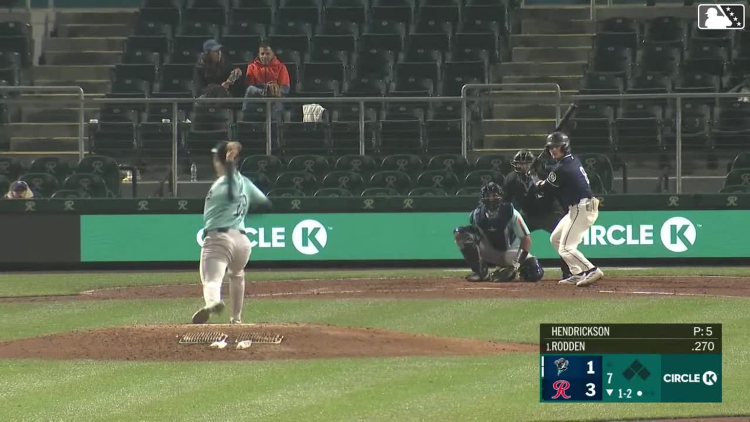 Brock Rodden homers (6) on a fly ball to left field. | 05/15/2026 | MLB.com