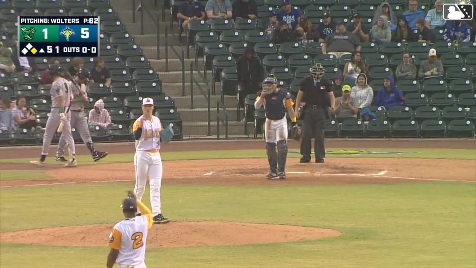 Blake Wolters' seventh strikeout | 04/28/2024 | Kansas City Royals