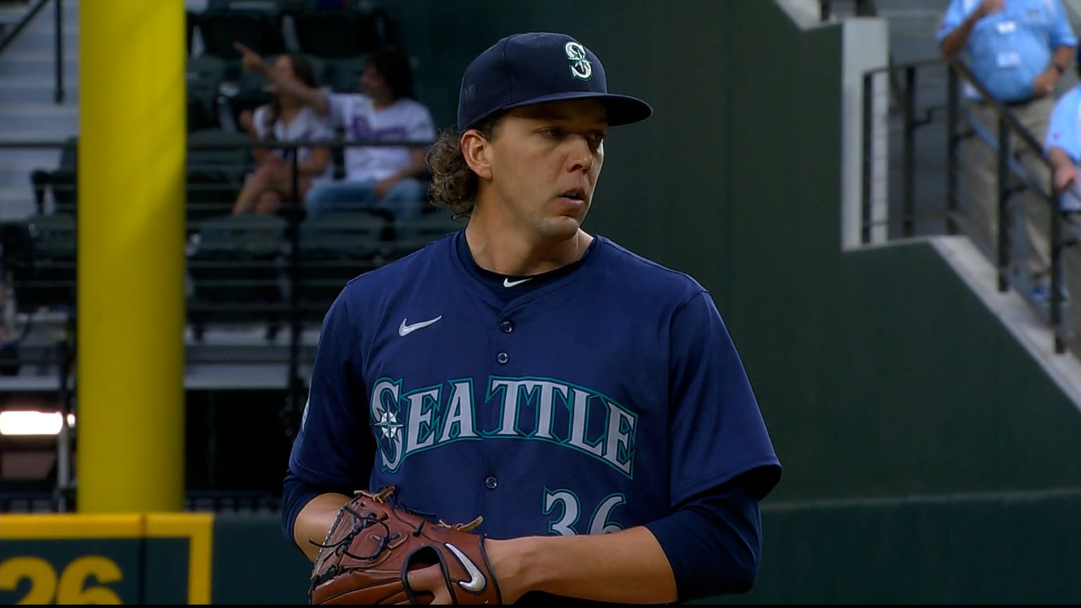 Logan Gilbert K's six in 6 2/3 scoreless innings | 04/23/2024 | Seattle ...