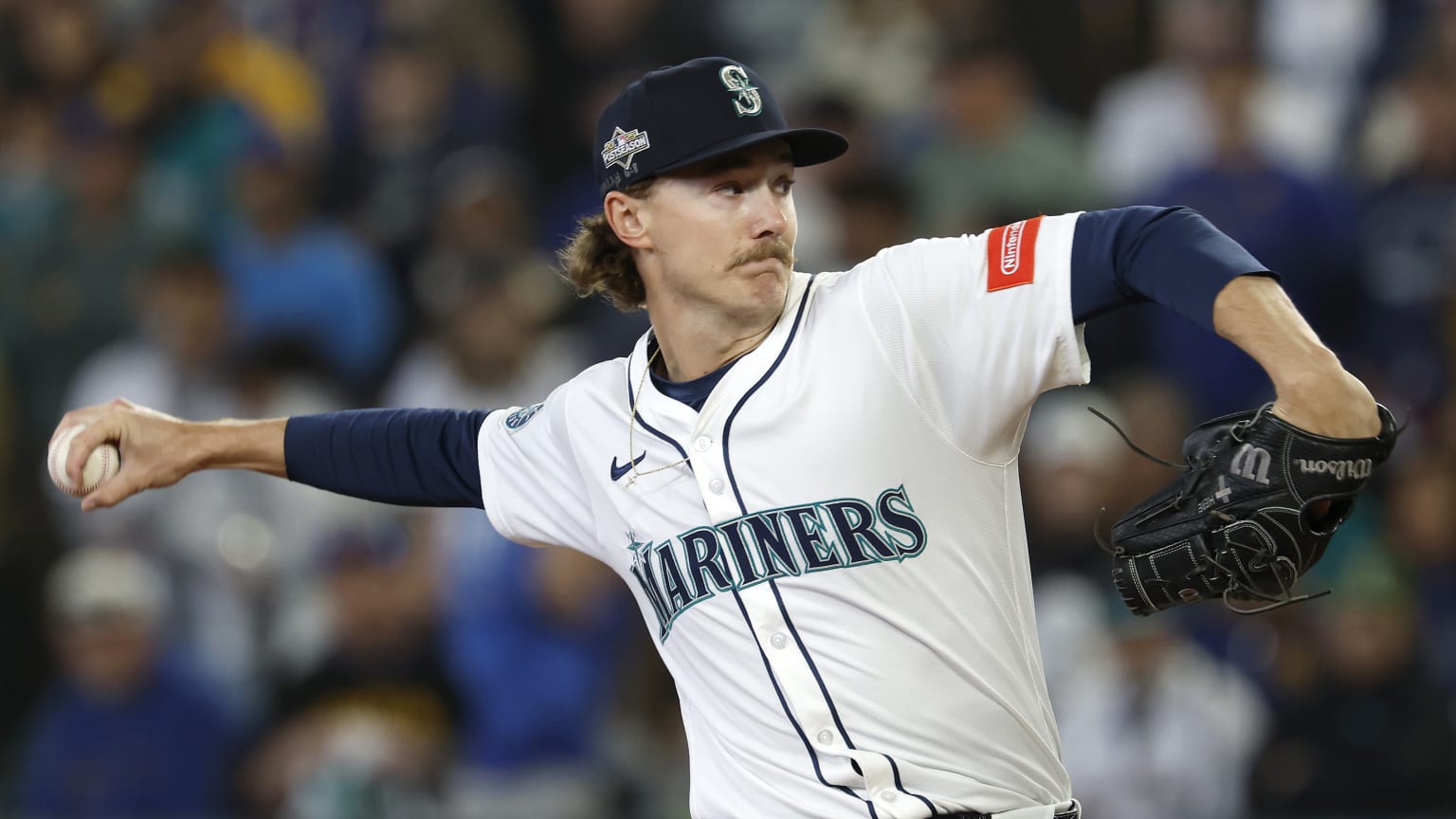Bryce Miller strong start in Game 5 of ALCS | 10/17/2025 | Seattle Mariners