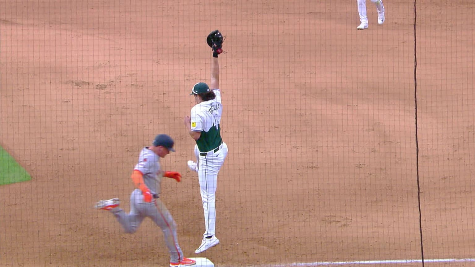 Matt Chapman safe at first after review | 07/20/2024 | Tampa Bay Rays