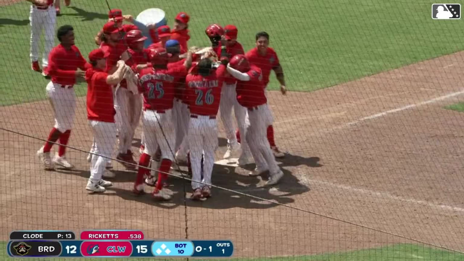 Caleb Ricketts' walk-off grand slam | 06/08/2025 | Philadelphia Phillies