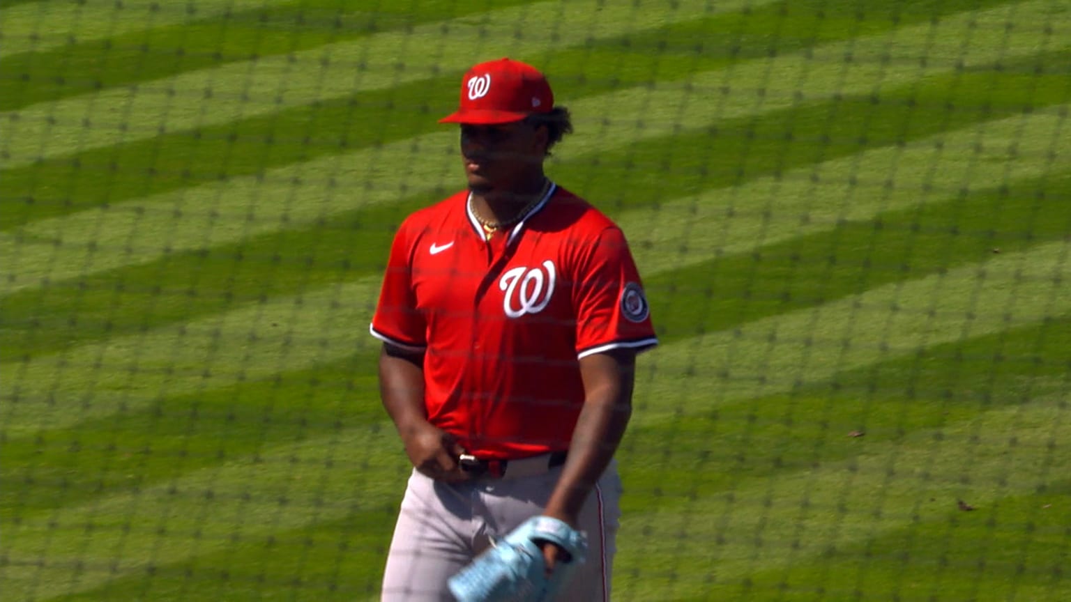 Jarlin Susana strikes out Walker Janek | 03/14/2025 | Washington Nationals