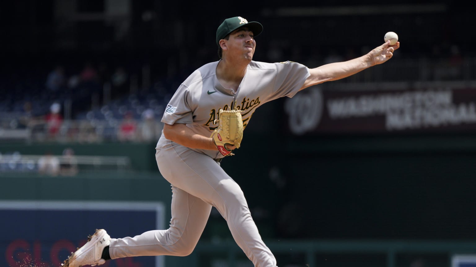 Jacob Lopez strikes out 10 Nationals | 08/07/2025 | Athletics