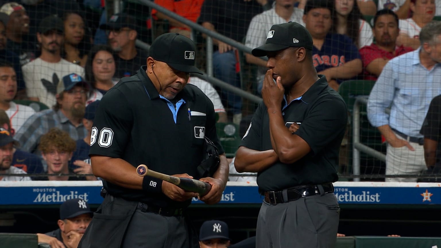 Game delayed due to bat check | 09/04/2025 | MLB.com