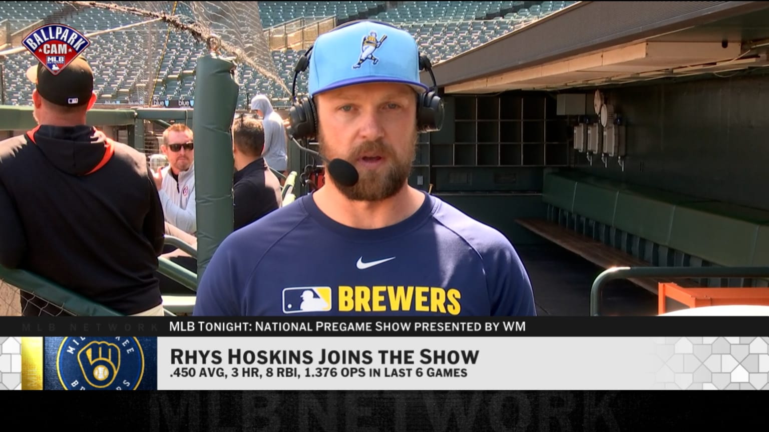 Hoskins shares how the Brewers' season is going | 04/21/2025 ...