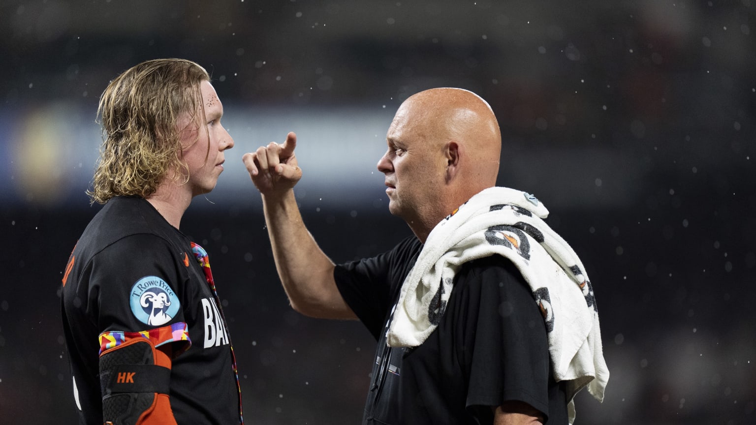 Heston Kjerstad exits after HBP in the head | 07/12/2024 | Baltimore ...