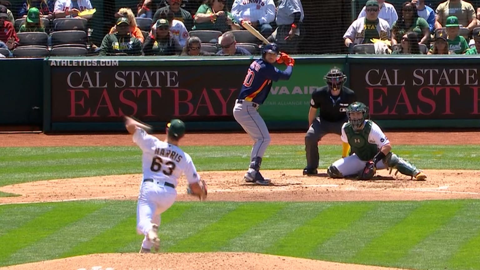 Hogan Harris K's Kyle Tucker for his first MLB K | 05/27/2023 | Athletics