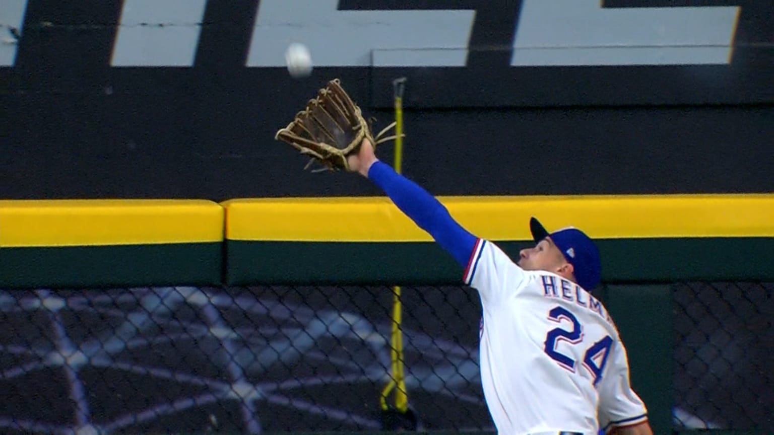 Michael Helman's leaping grab | 07/23/2025 | Texas Rangers