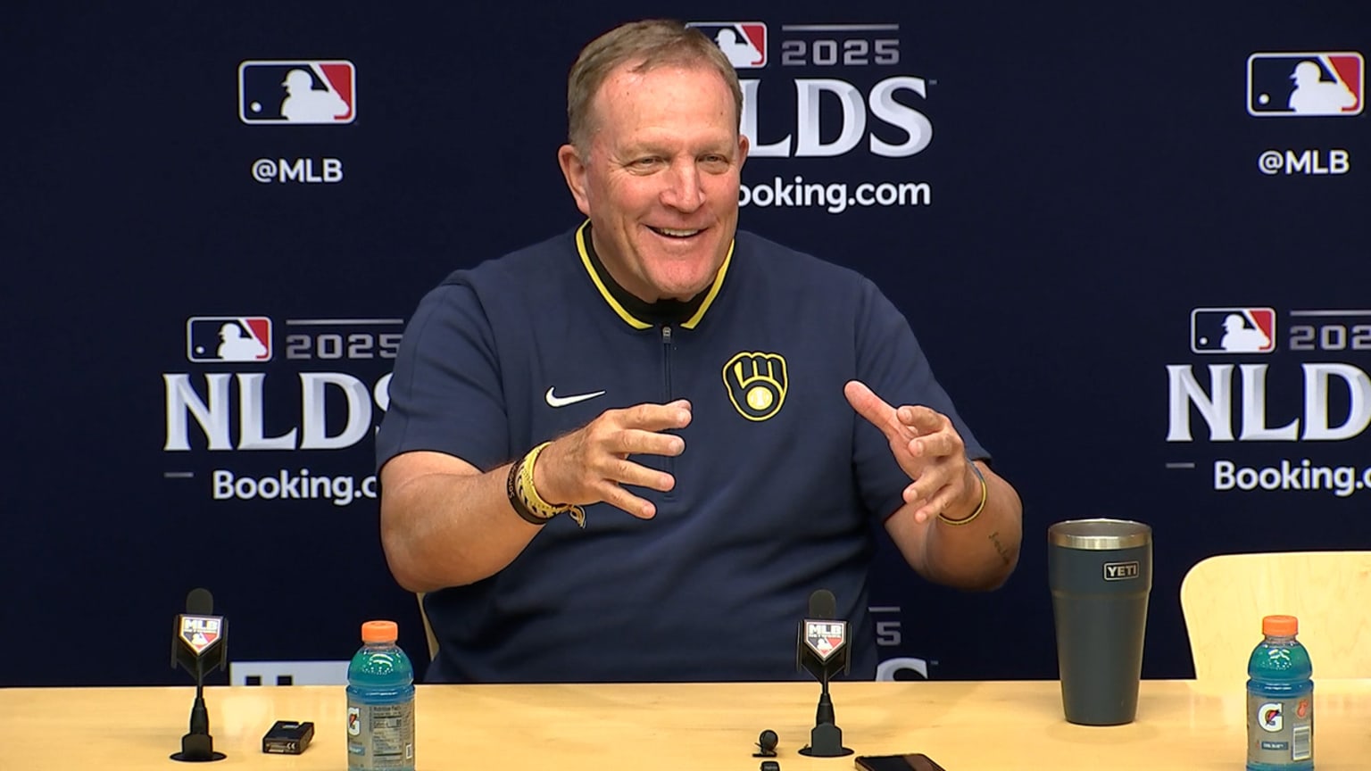The Brewers speak to the media | 10/11/2025 | Milwaukee Brewers
