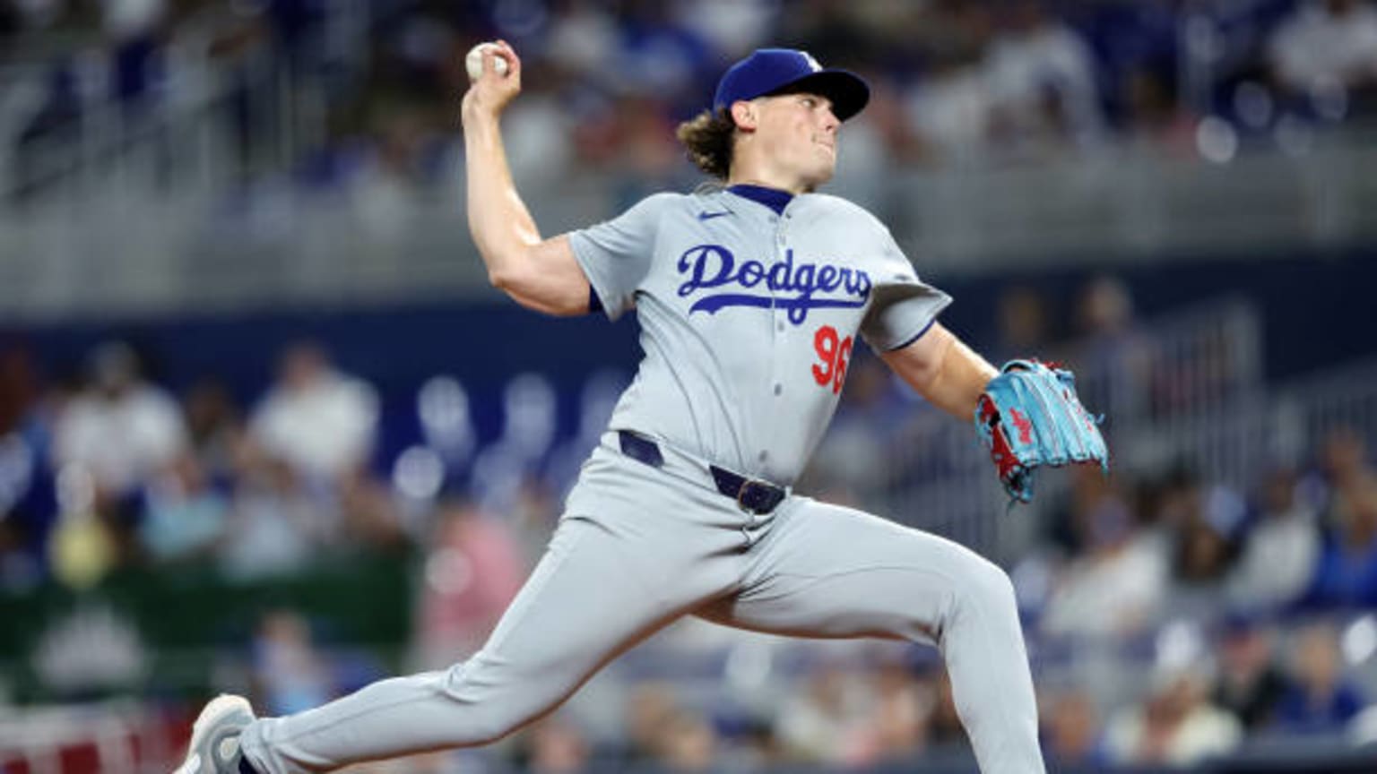 Landon Knack fans Jake Burger | 09/18/2024 | Los Angeles Dodgers