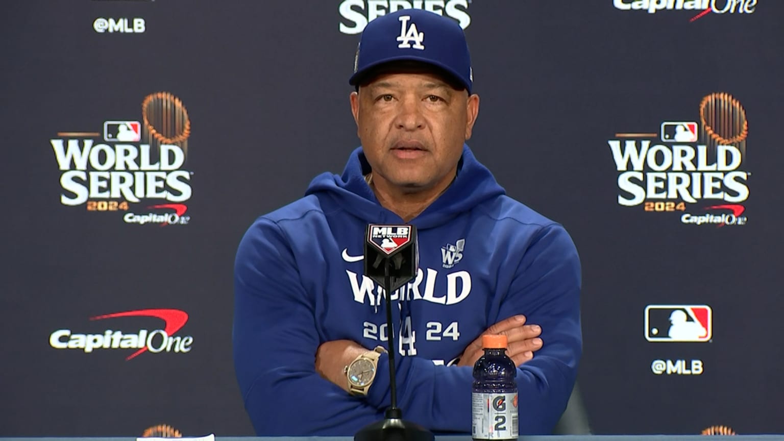 Dave Roberts on the Dodgers' Game 4 loss | 10/29/2024 | Texas Rangers