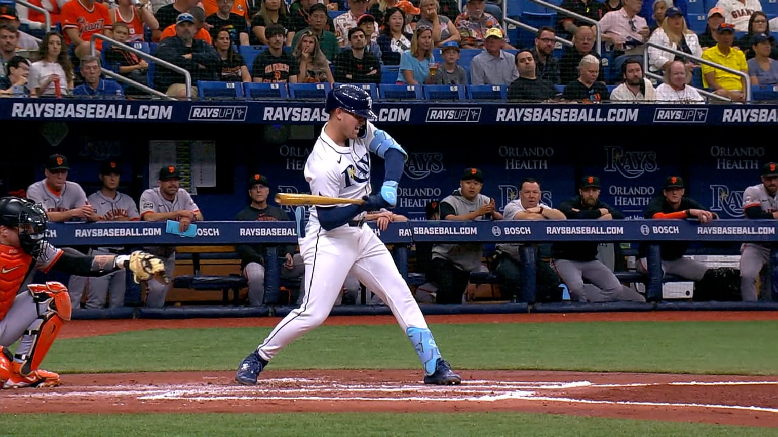 Curtis Mead is hit by pitch after review | 04/13/2024 | New York Mets