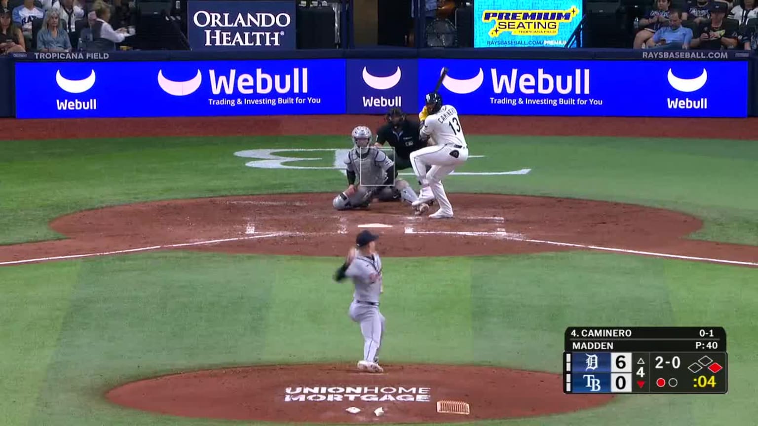 Ty Madden In play, run(s) to Junior Caminero | 06/01/2026 | MLB.com