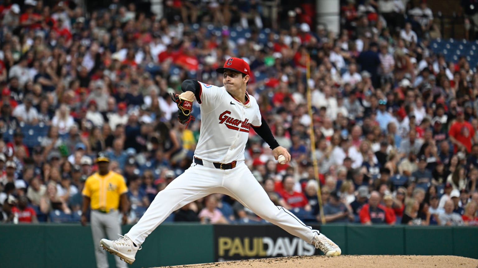 Logan Allen strikes out Nick Kurtz | 07/19/2025 | Cleveland Guardians