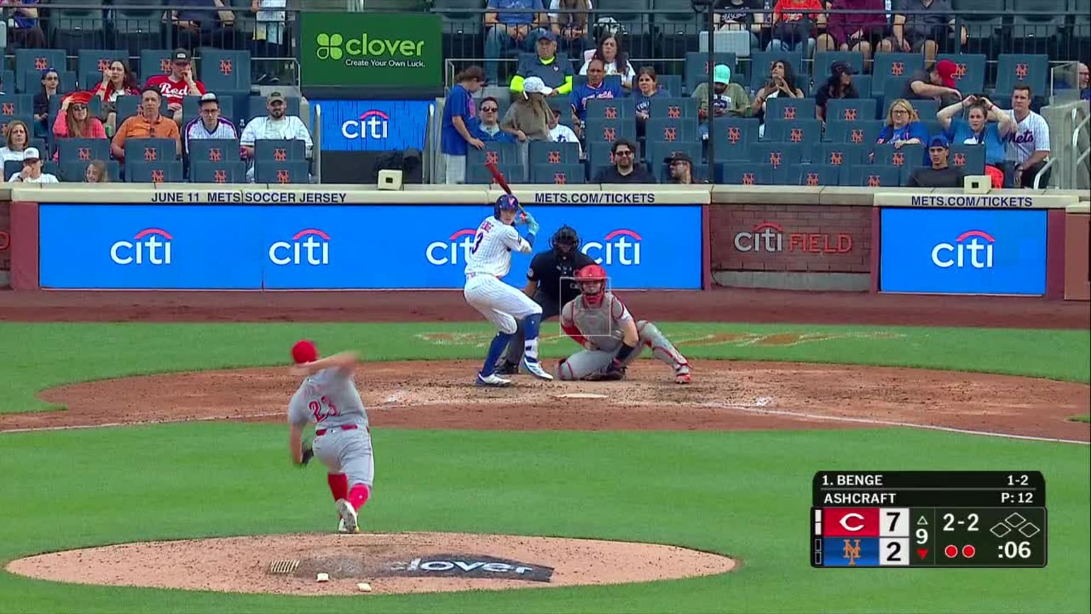 Graham Ashcraft In play, out(s) to Carson Benge | 05/25/2026 | MLB.com