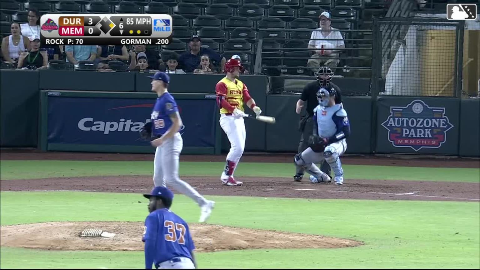 Joe Rock's collects 10th strikeout | 09/20/2024 | Tampa Bay Rays