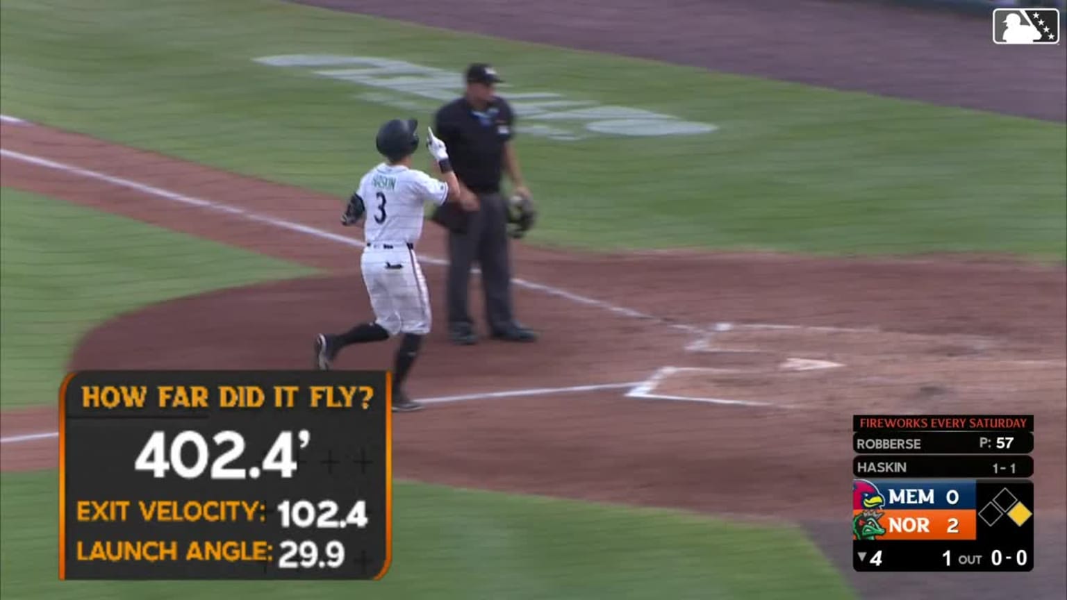 Hudson Haskin slugs a three-run homer | 06/12/2024 | MLB.com