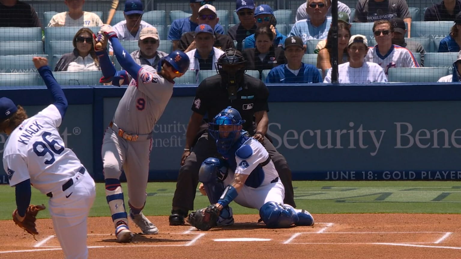 Landon Knack strikes out Brandon Nimmo | 06/05/2025 | Los Angeles Dodgers