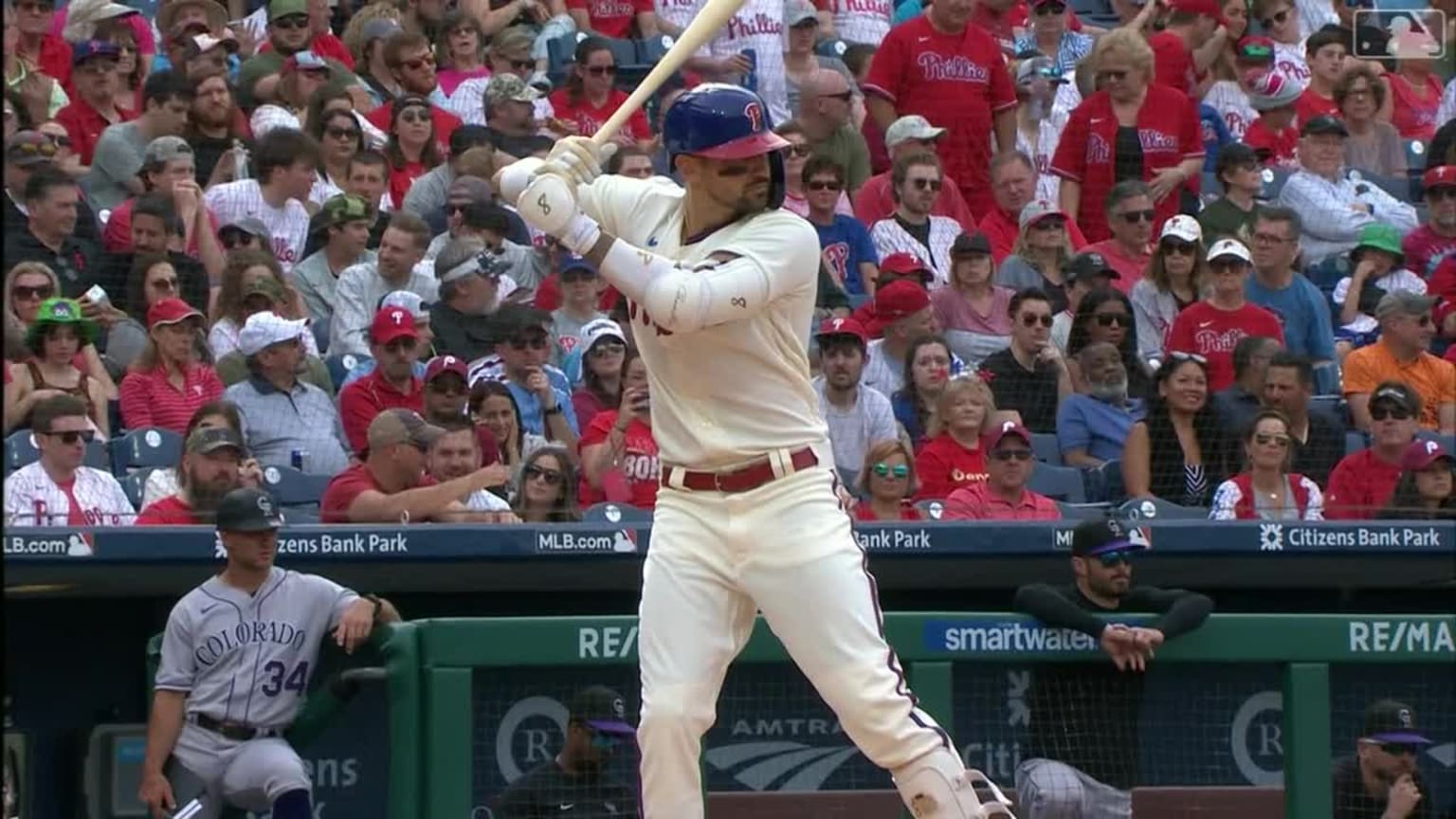 Castellanos hits his 2nd home run in the 6th | 04/22/2023 ...