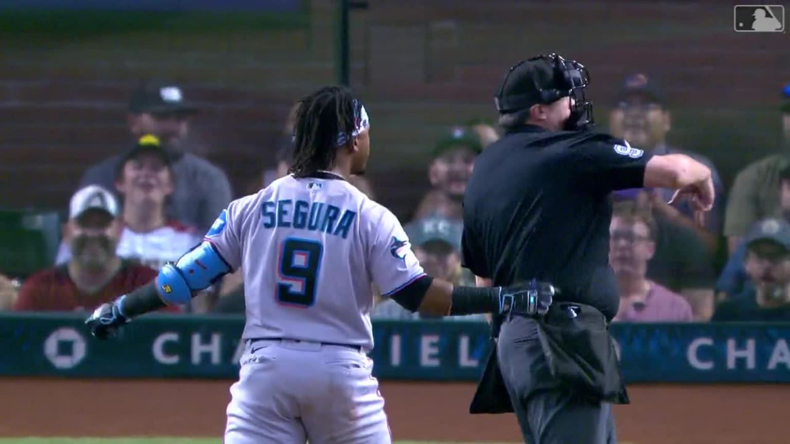 Jean Segura is ejected after striking out in the 6th | 05/08/2023 | MLB.com