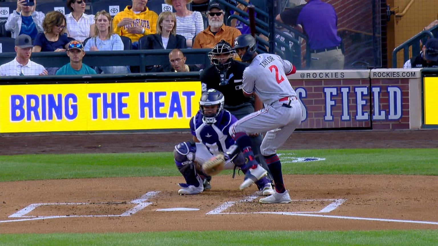 Taylor crushes a two-run homer to deep left field | 09/29/2023 | New ...