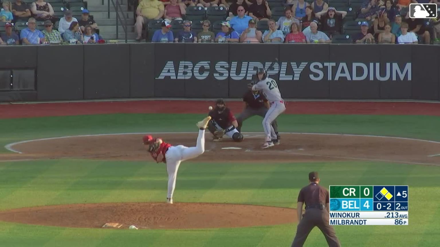 Karson Milbrandt's career high eighth strikeout | 06/21/2025 | MLB.com