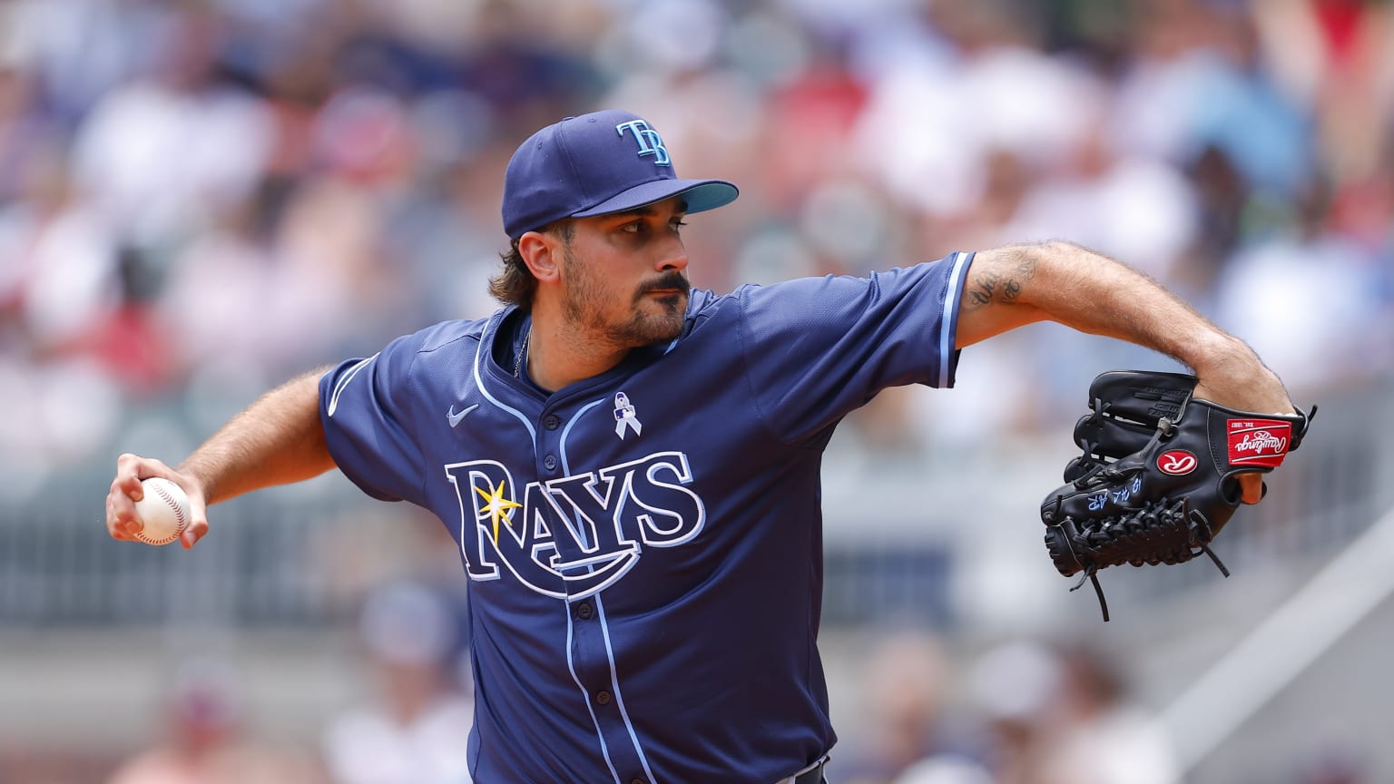 Zach Eflin strikes out seven batters | 06/16/2024 | Tampa Bay Rays
