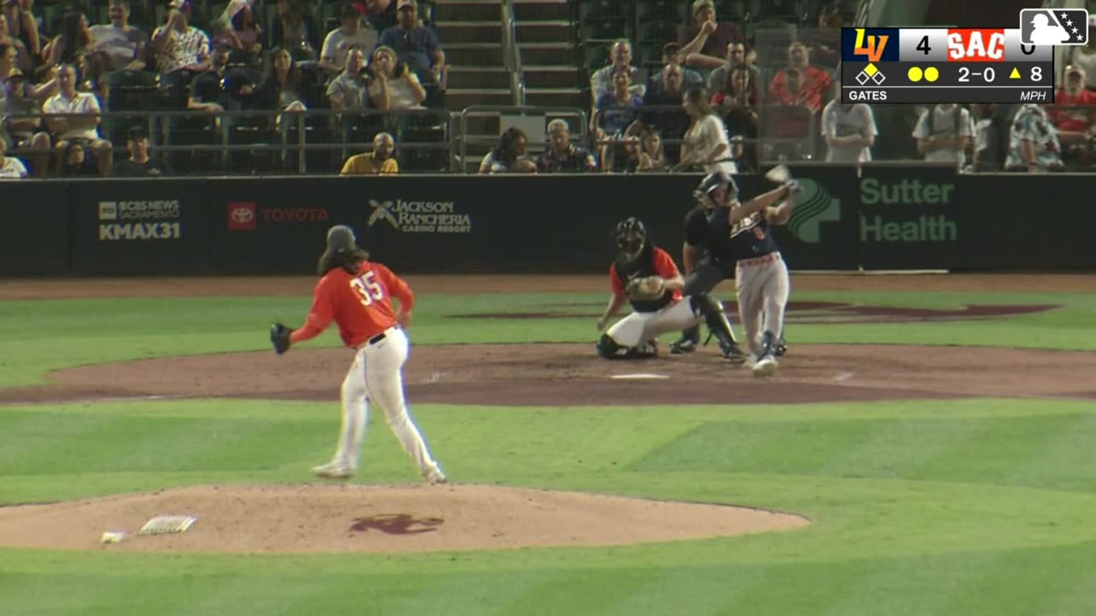 Colby Thomas' RBI double | 08/31/2024 | MLB.com