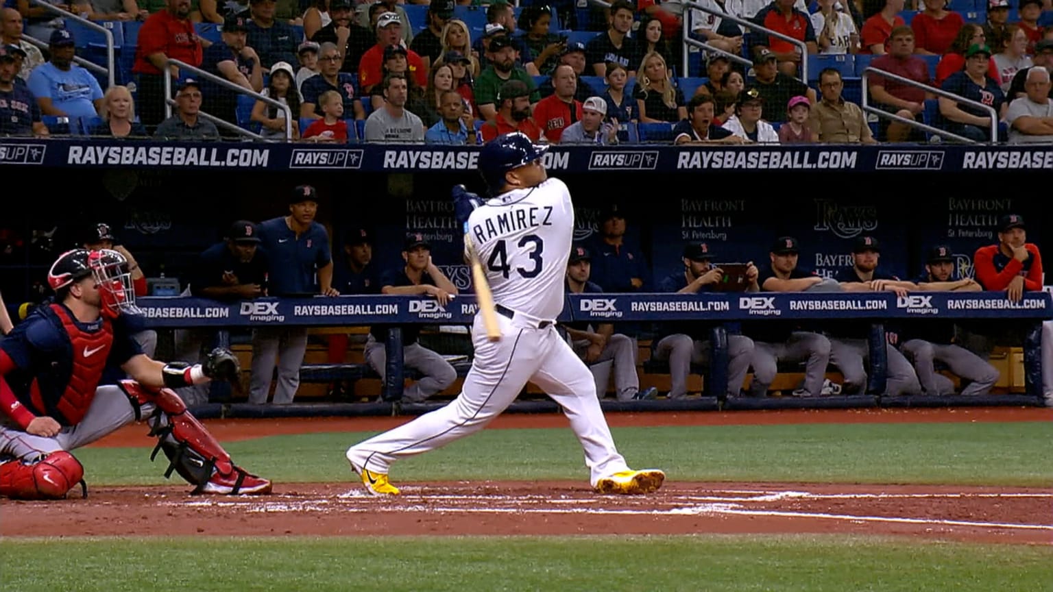 Harold Ramírez plates Manuel Margot off single in 1st | 09/05/2022 ...