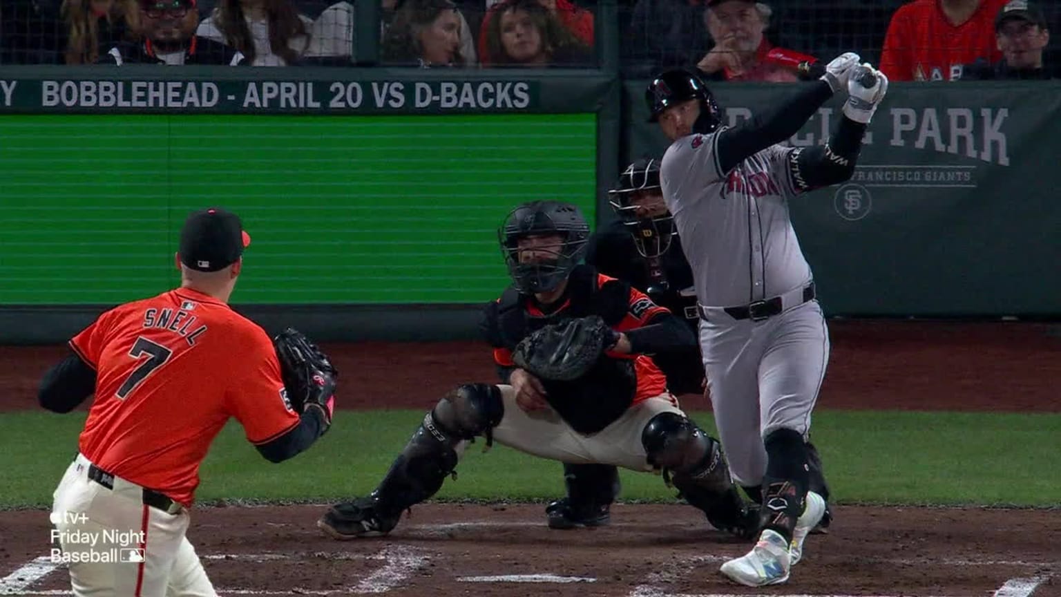 Los D-backs anotan 3 en la 5ta ante los Gigantes | 19/04/2024 | Los D ...