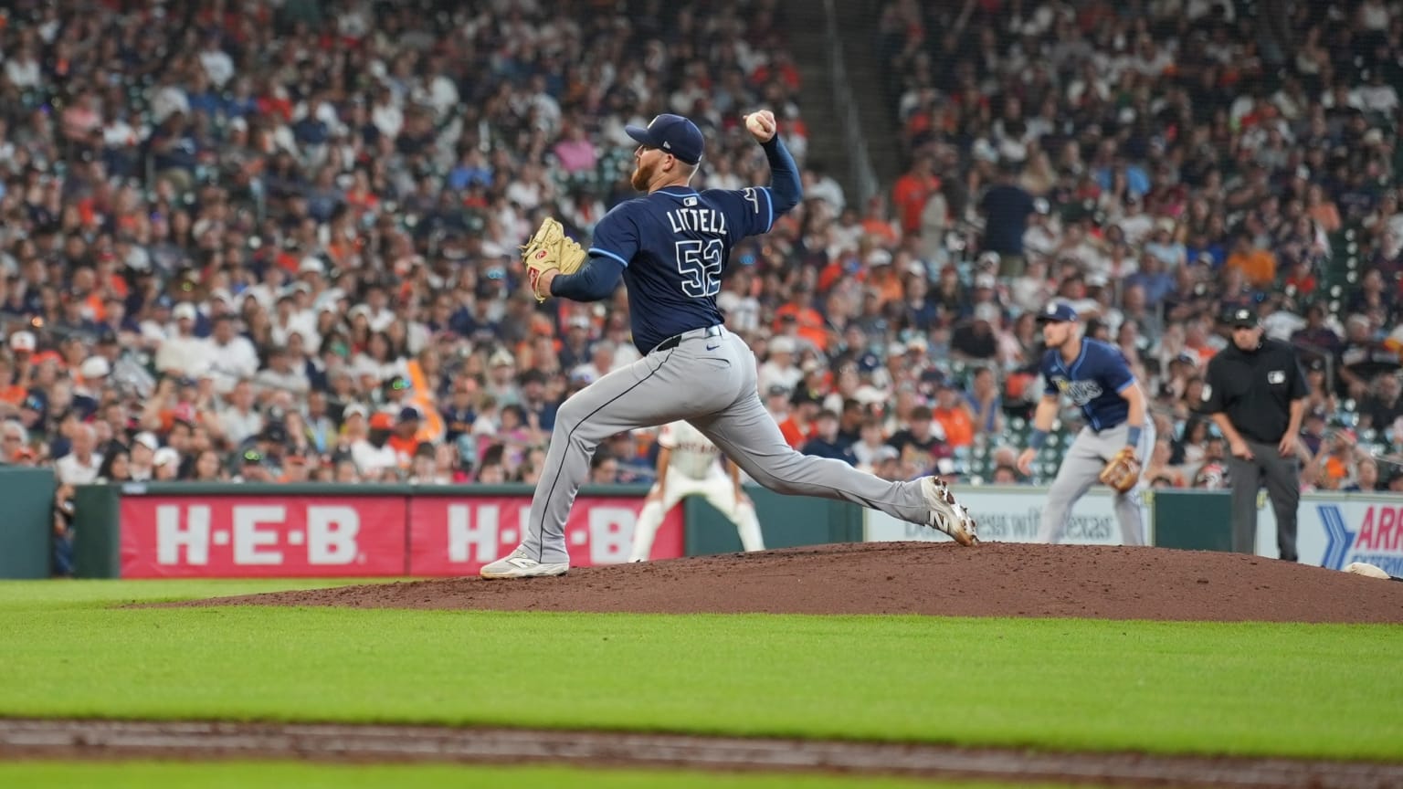 Zack Littell strikes out Jake Meyers | 05/31/2025 | Tampa Bay Rays
