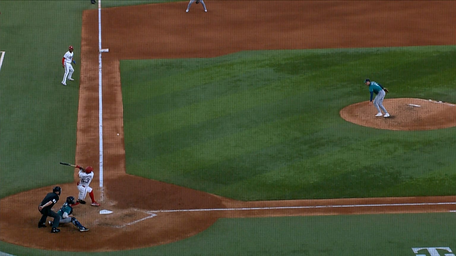 Adolis García chops an infield RBI single in the 4th | 06/03/2023 ...