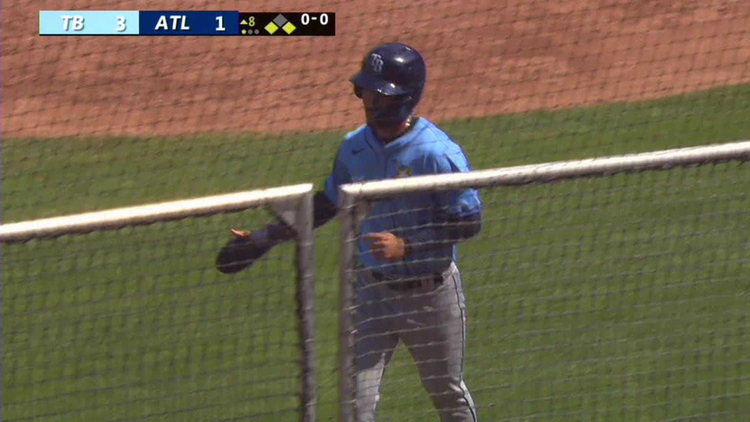 Nick Meyer pega un roletazo, Shane Sasaki anota | 14/03/2024 | Los Rays ...