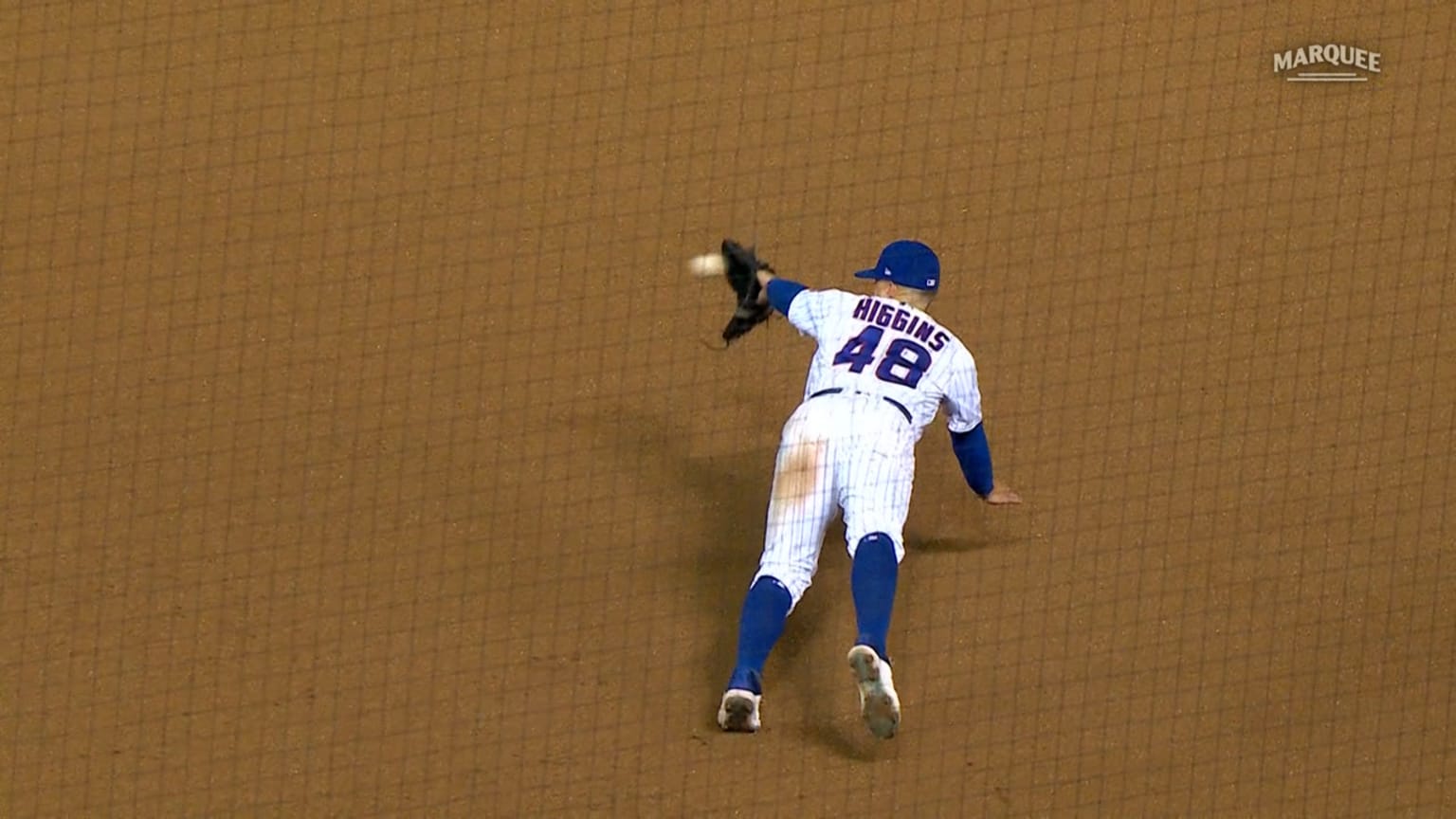 P.J. Higgins makes a great diving stop to his right | 09/07/2022 ...