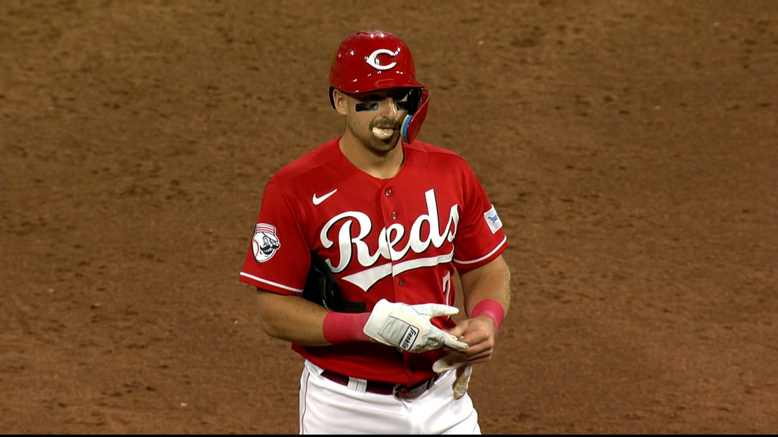 Spencer Steer smacks an RBI double in the 3rd inning | 09/23/2023 ...