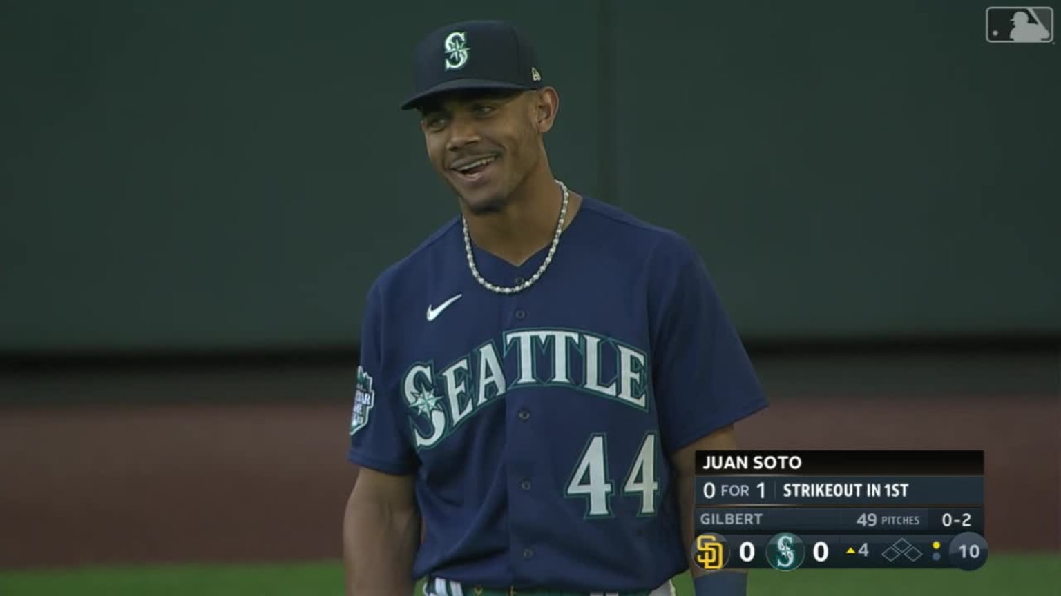 Julio Rodríguez robs Tatis Jr. of extra bases | 08/08/2023 | Seattle ...