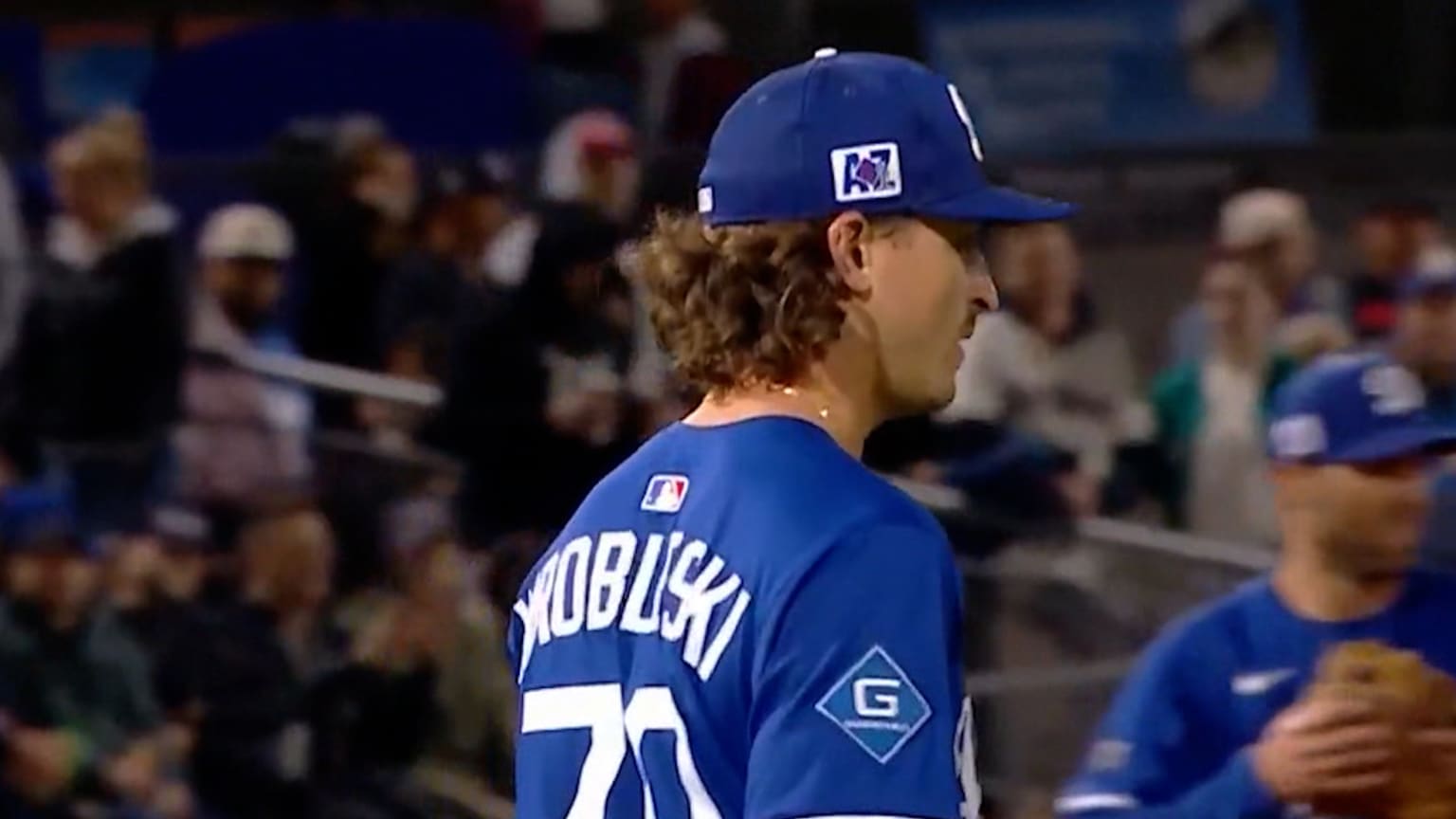 Justin Wrobleski sits down Luke Raley | 03/07/2025 | Los Angeles Dodgers