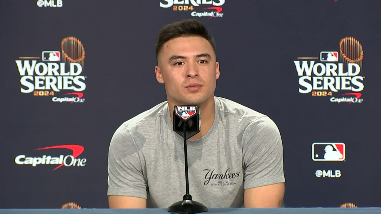 Anthony Volpe on his grand slam, Game 4 win | 10/29/2024 | MLB.com